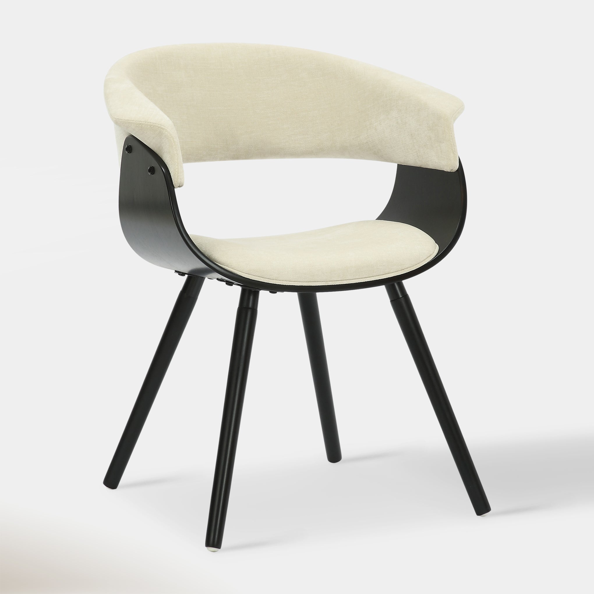 Jerreau Dining Chair - Beige & Black | Hoft Home