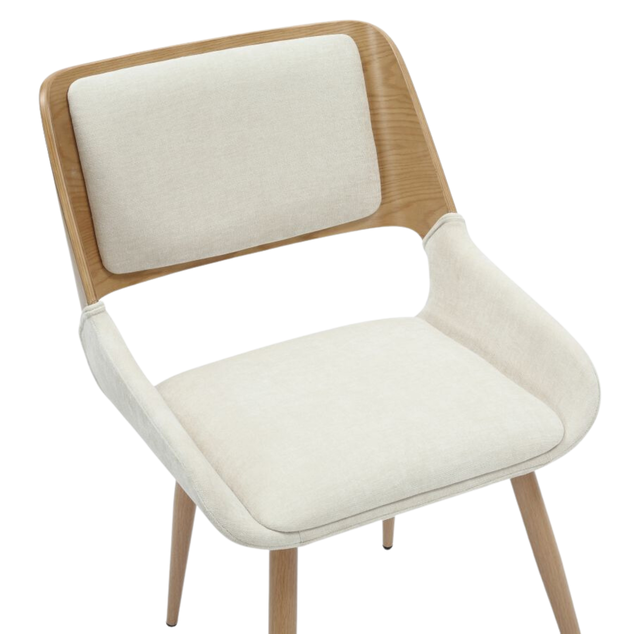 Carter Dining Chair - Beige and Natural | Hoft Home