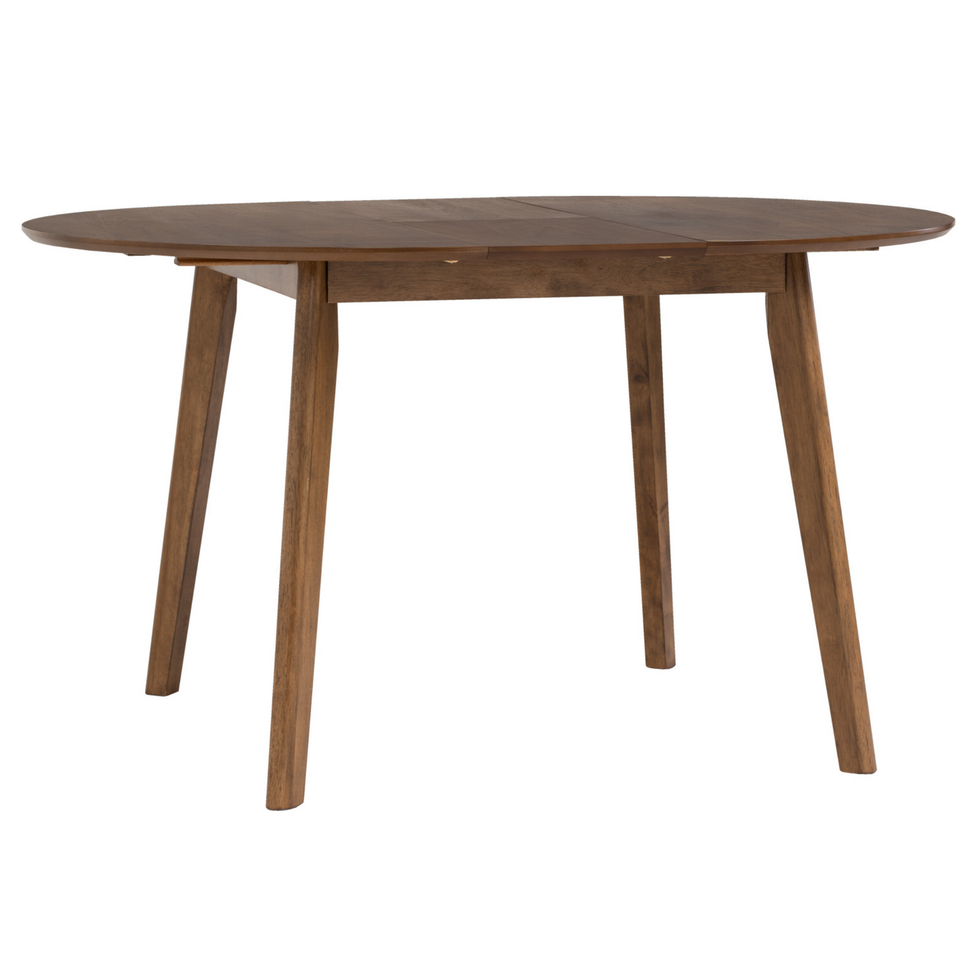 Werner Round Extendable Dining Table - Walnut | Hoft Home