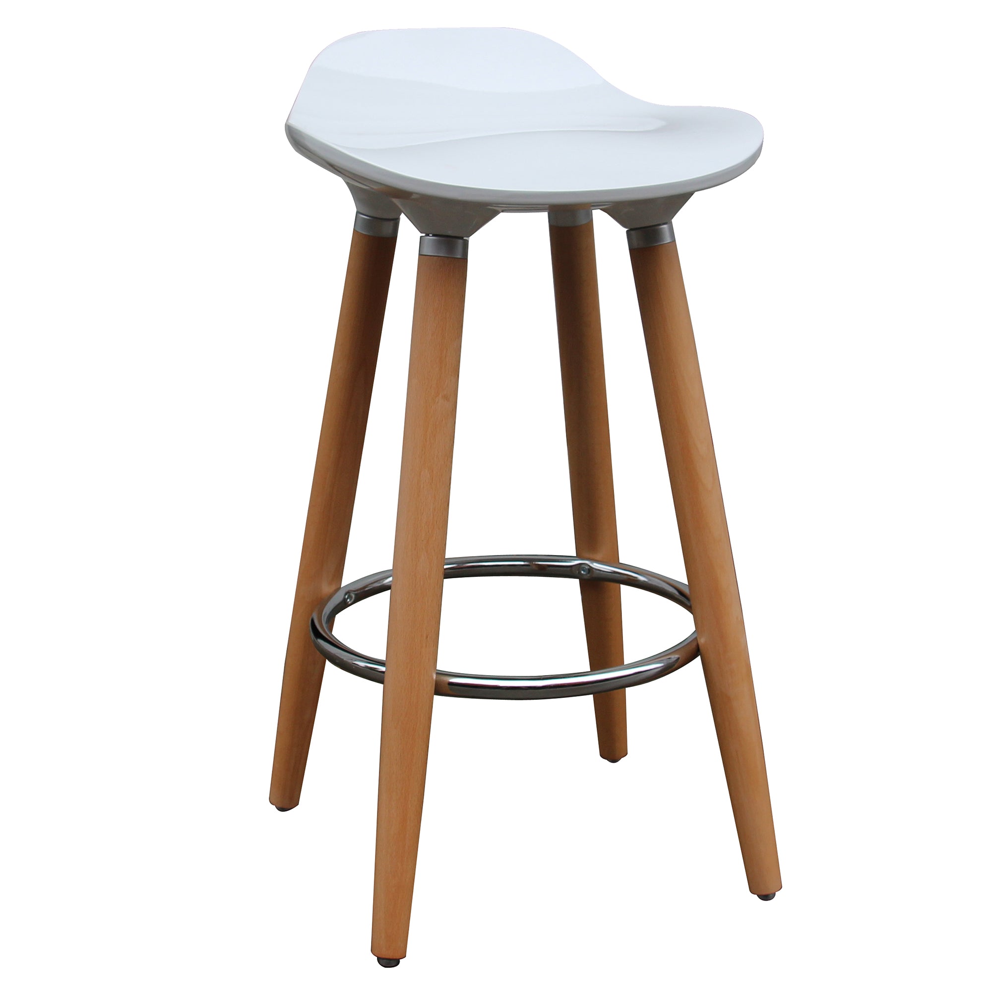 Anco Counter Stool - White | Hoft Home