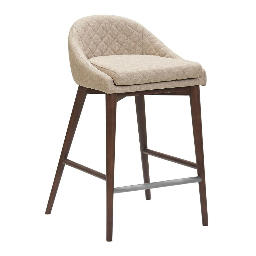 Freya Counter Stool - Beige | Hoft Home