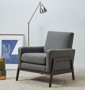 Declan Lounge Chair - Pepper | Hoft Home