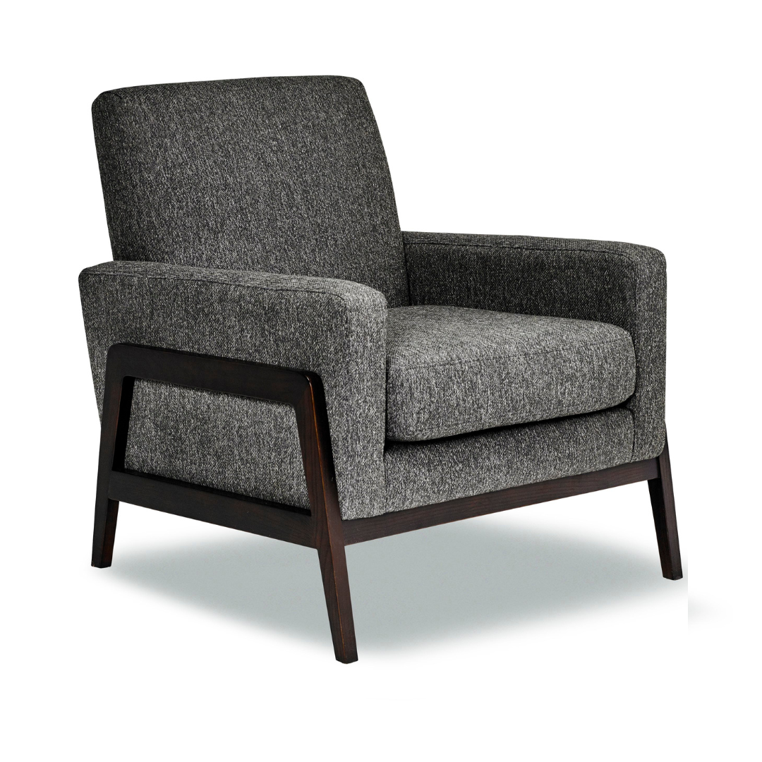 Declan Lounge Chair - Pepper | Hoft Home
